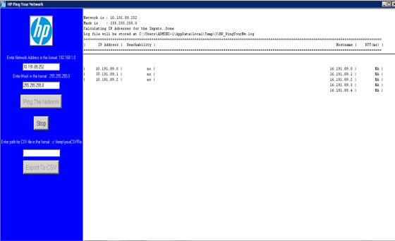 Free network utilities and network administration tools from HP